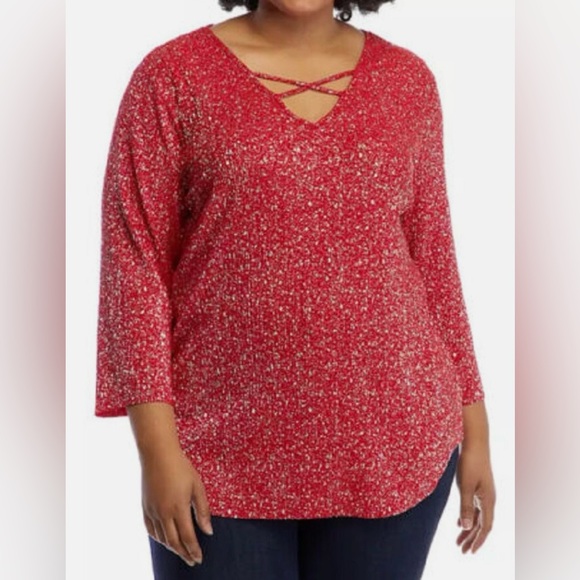 Ruby Rd. | Tops | Ruby Rd Artsy Paint The Town Crinkle Stretch Top Nwt ...
